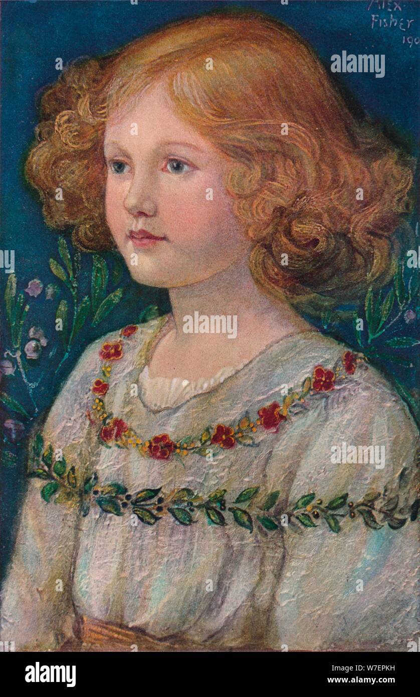'Portrait in enamel of Rosemary, Daughter of John', c1909. Artist ...