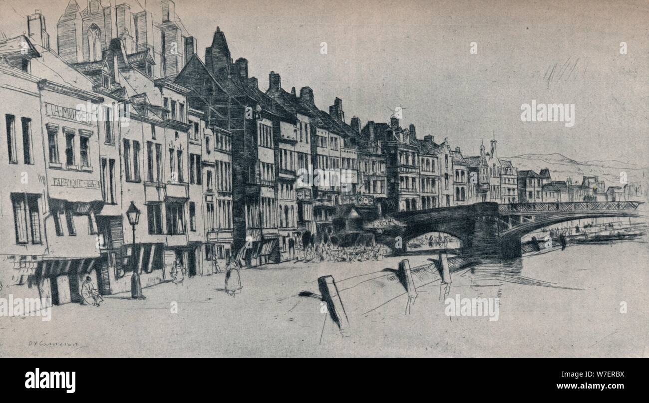 'Dinant', 1907. Artist: David Young Cameron Stock Photo - Alamy