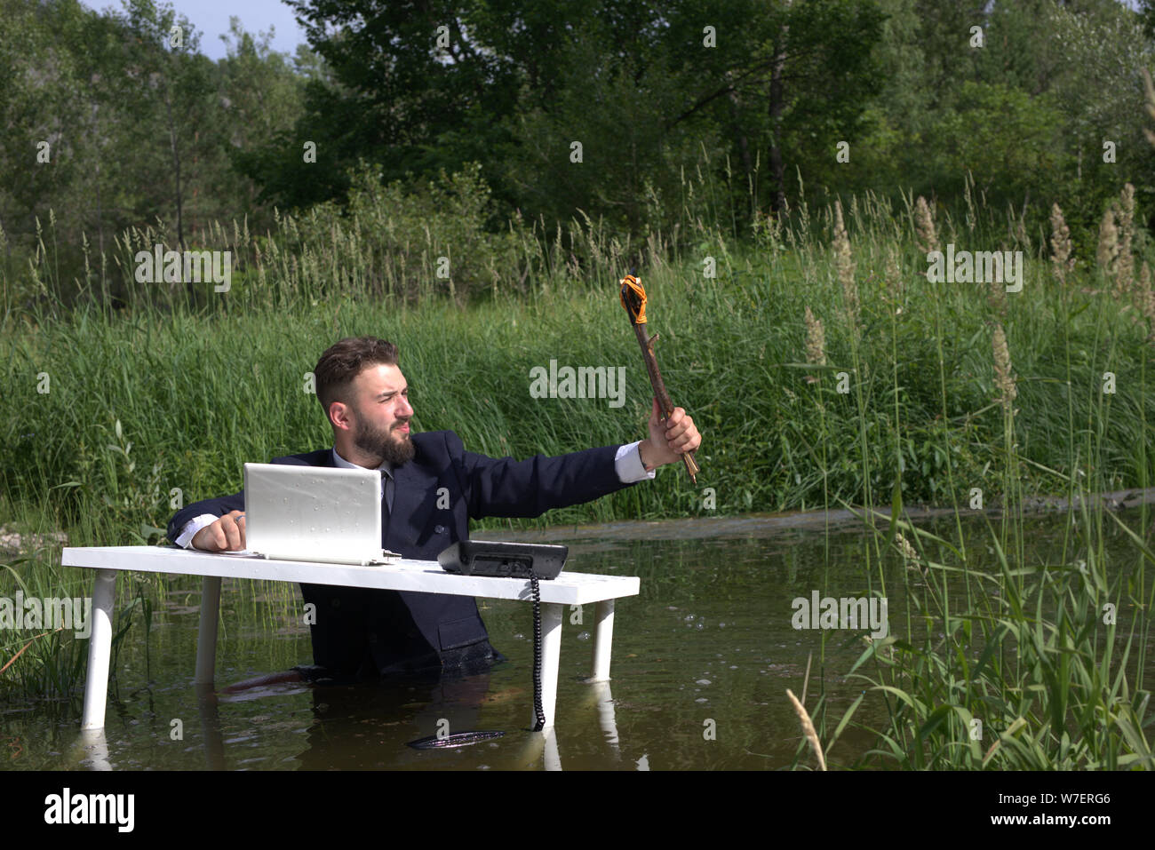 Goofing off hi-res stock photography and images - Alamy