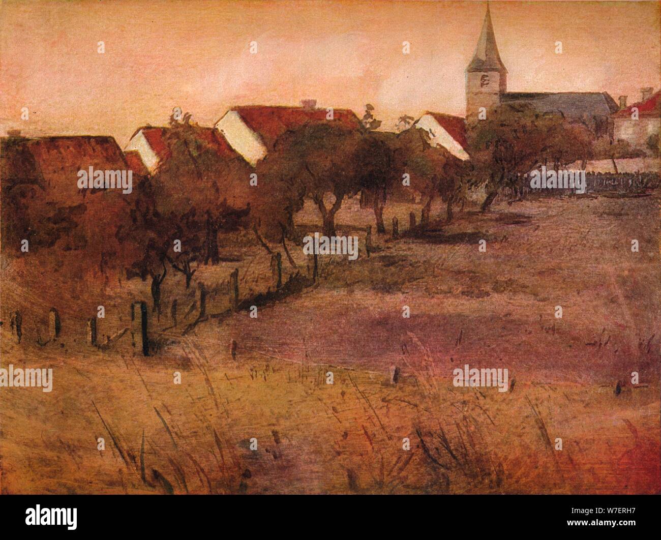 'The Orchard', c1902. Artist: Manuel Robbe Stock Photo - Alamy