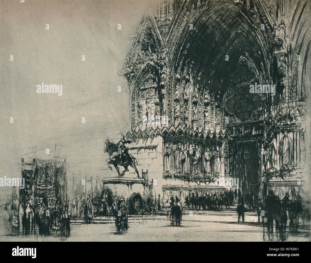 'Joan of Arc, Rheims', 1928. Artist: William Walcot Stock Photo - Alamy
