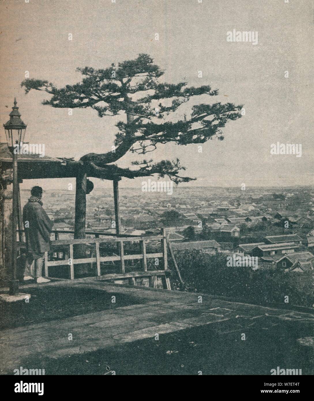 Overlooking modern Tokyo, the capital of Japan, 1907. Artist: Unknown ...