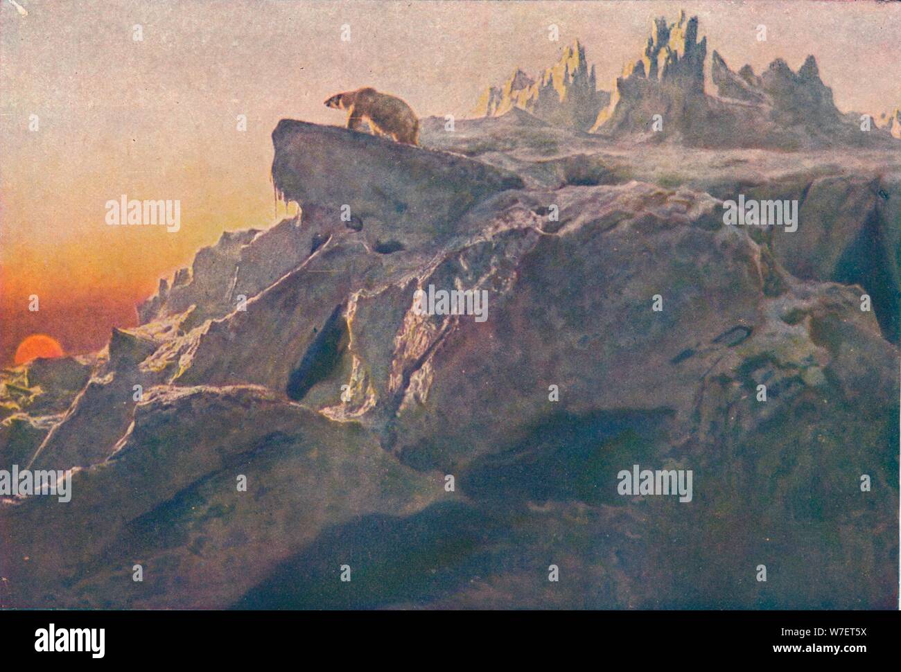 'Beyond Man's Footsteps', 1894 (1909). Artist: Briton Riviere Stock ...