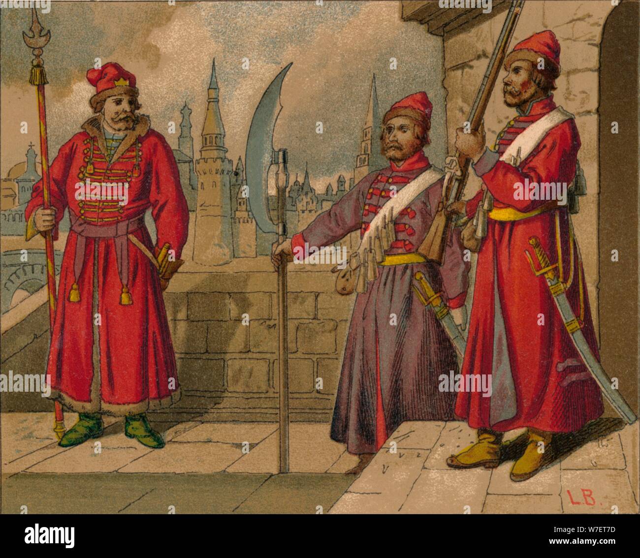 'Russian Strelitzi and Turkish Guards of the 17th Century - Officer ...