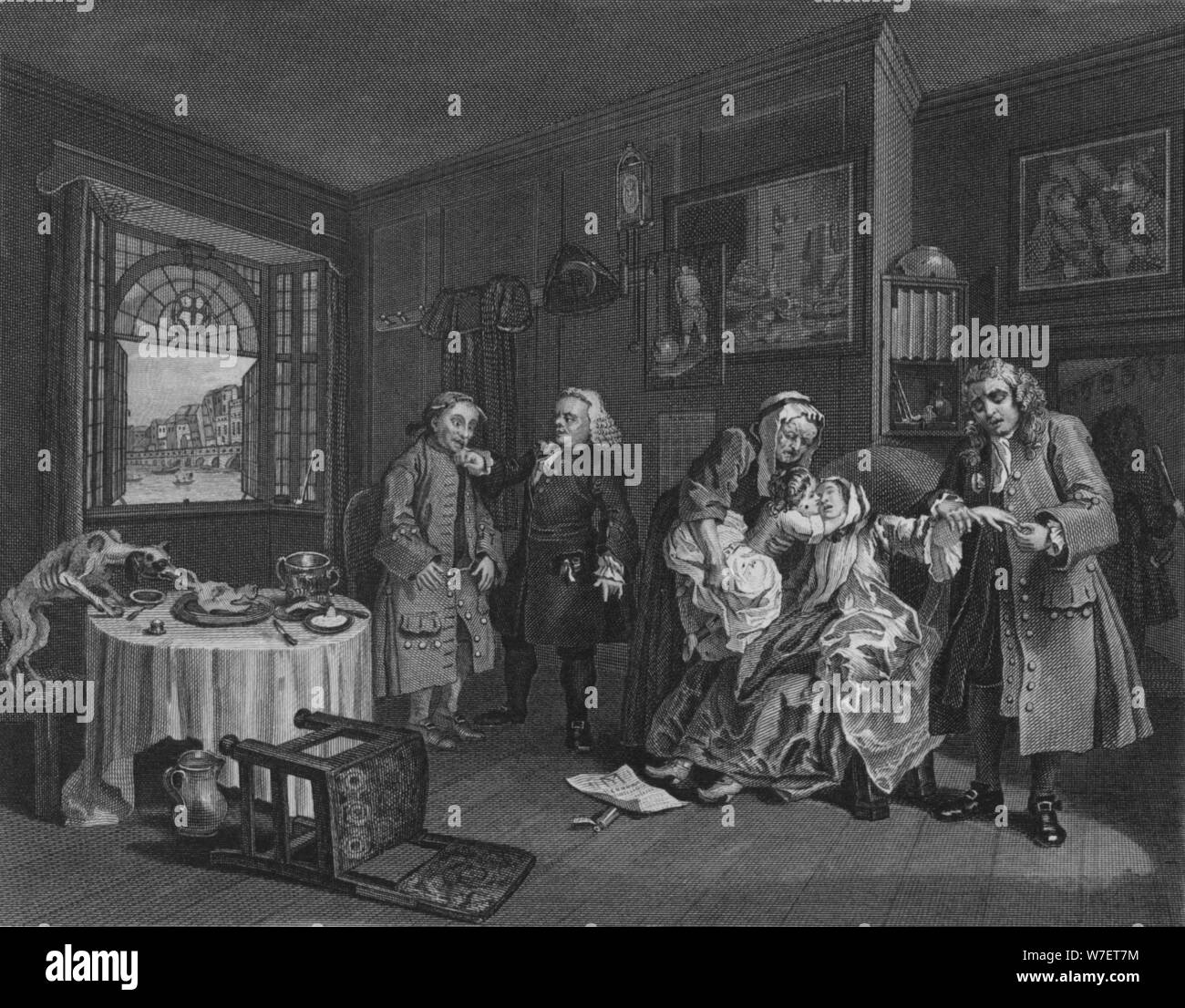'Marriage A La Mode - Death of the Countess' c19th century. Artist ...