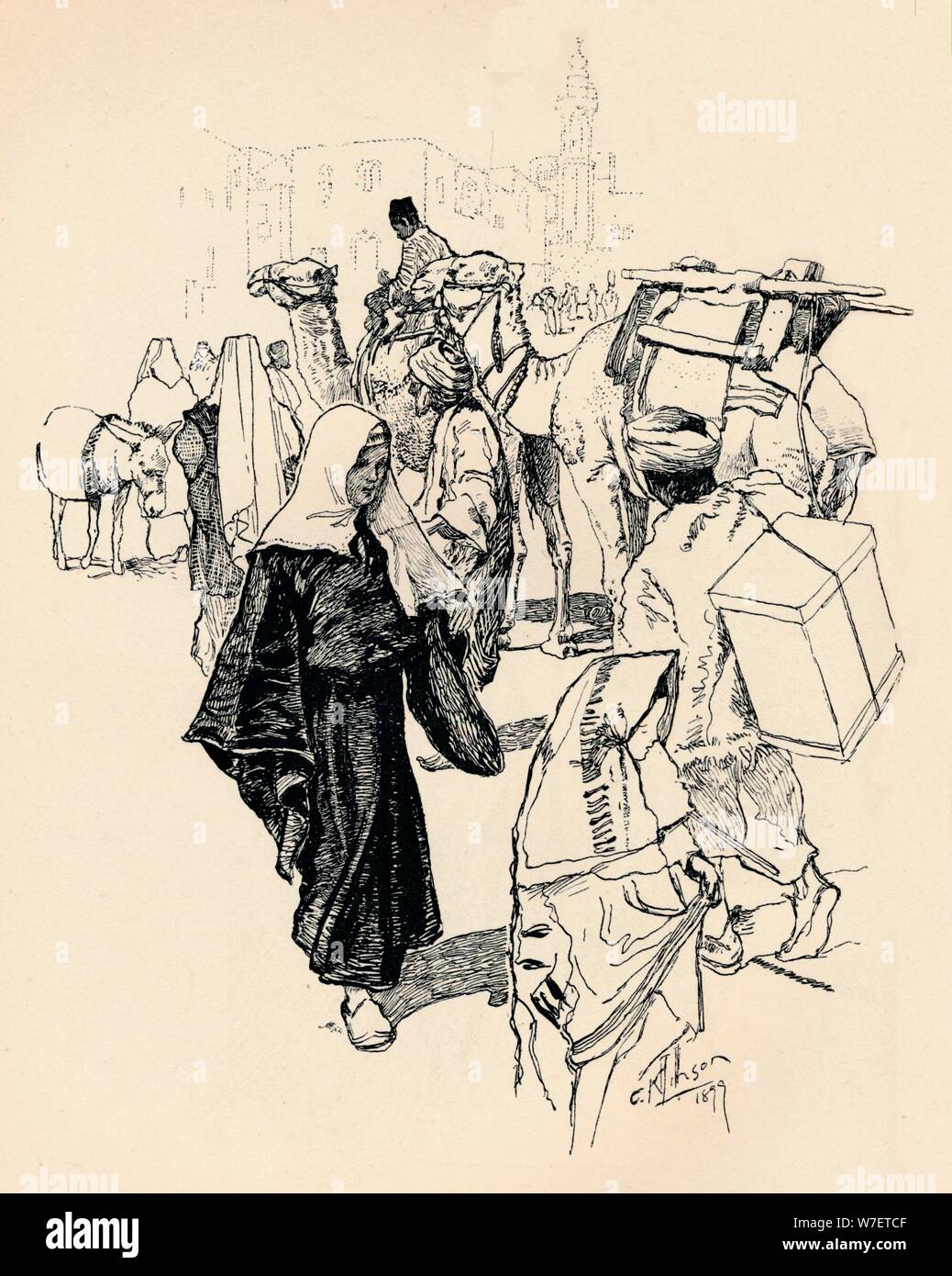 1900s men drawings hi-res stock photography and images - Alamy