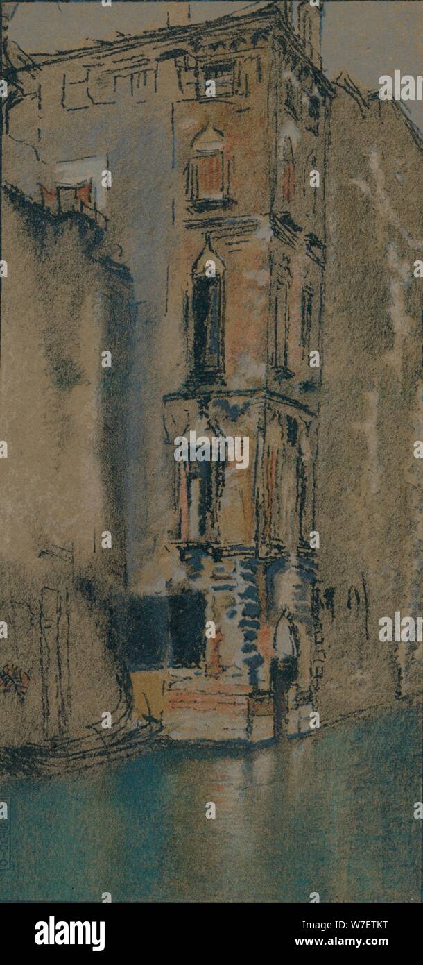 'The Old Marble Hall, Venice', c1904. Artist: Thomas Robert Way Stock ...