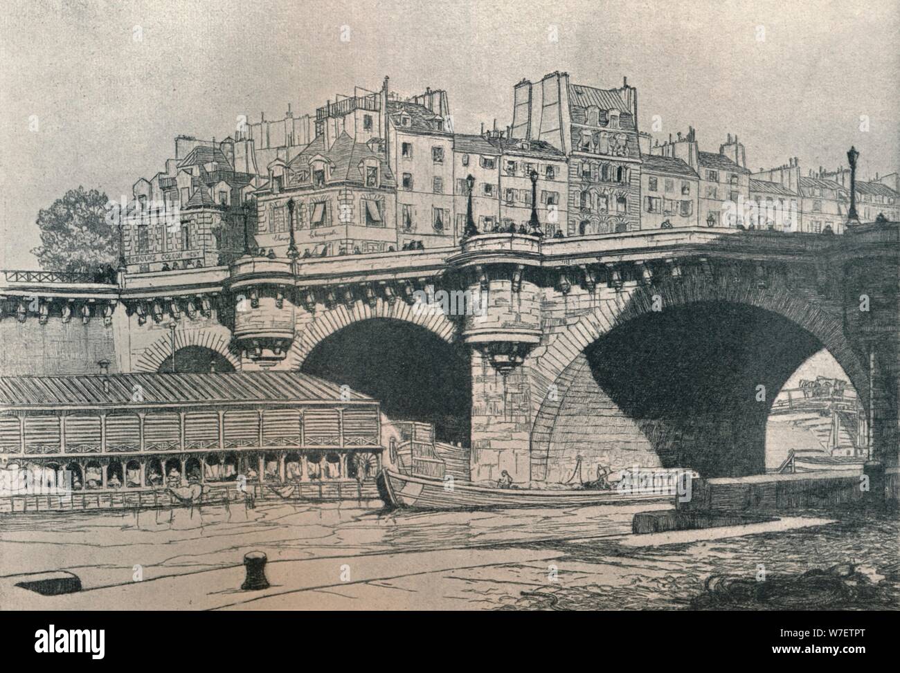 Paris skyline black and white hi-res stock photography and images - Alamy