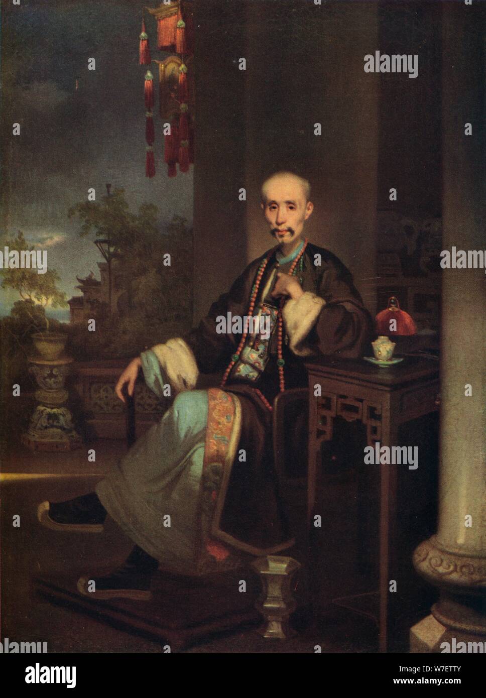 'How Qua, Head of the Hong Merchants in Canton', c1830. Artist: George ...