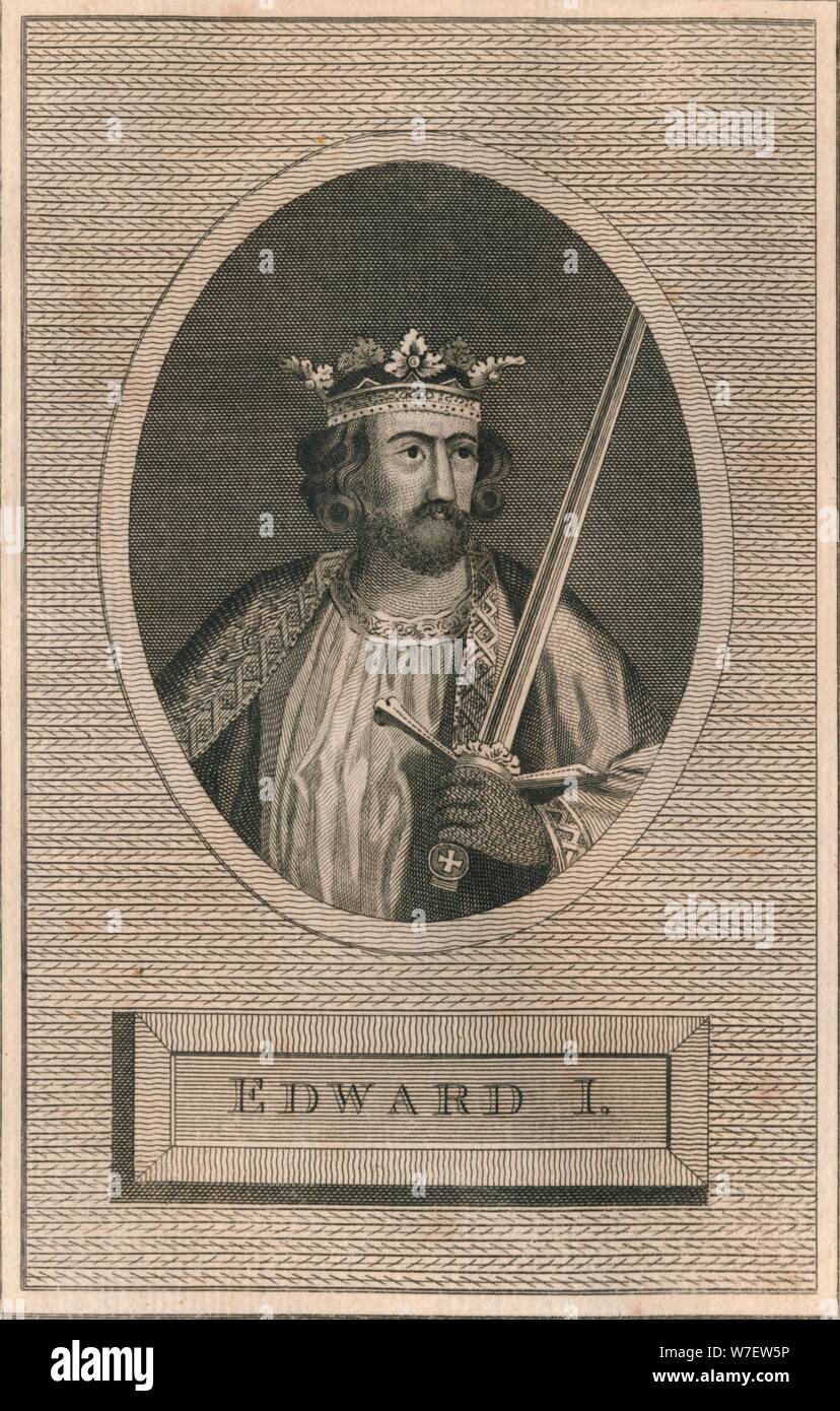 King Edward I, 1793. Artist: Unknown Stock Photo - Alamy