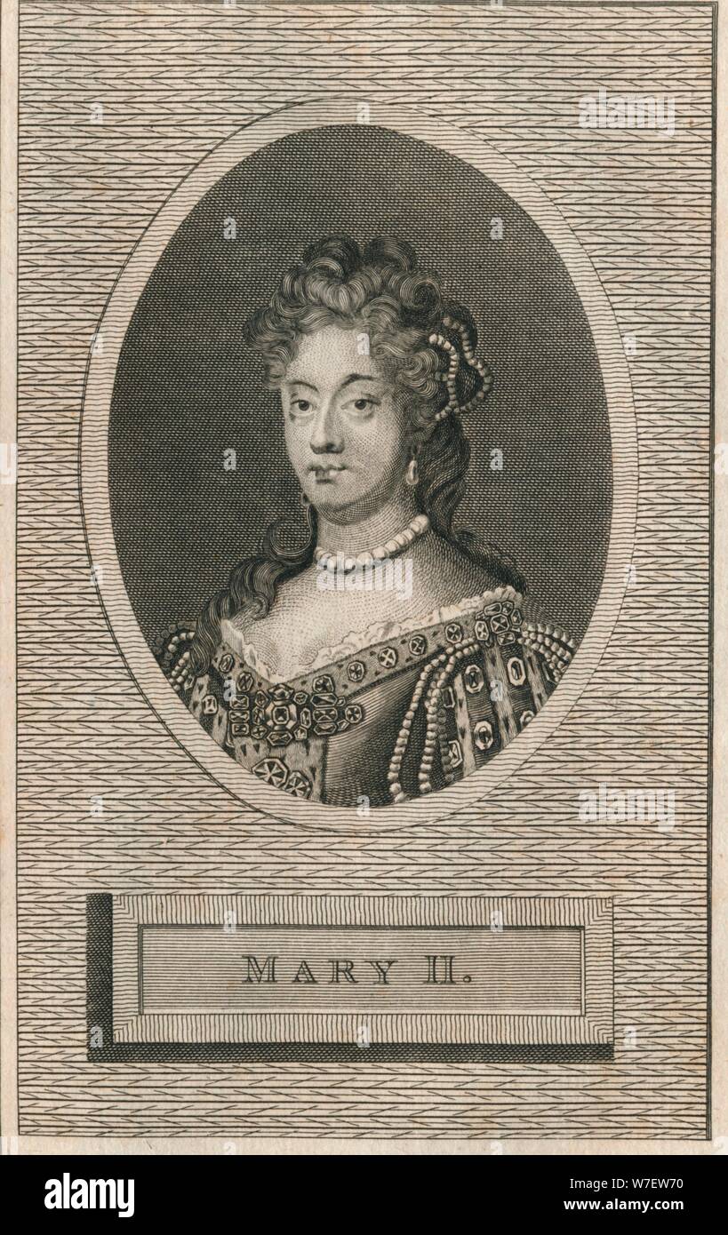 Queen Mary II, 1793. Artist: Unknown Stock Photo - Alamy