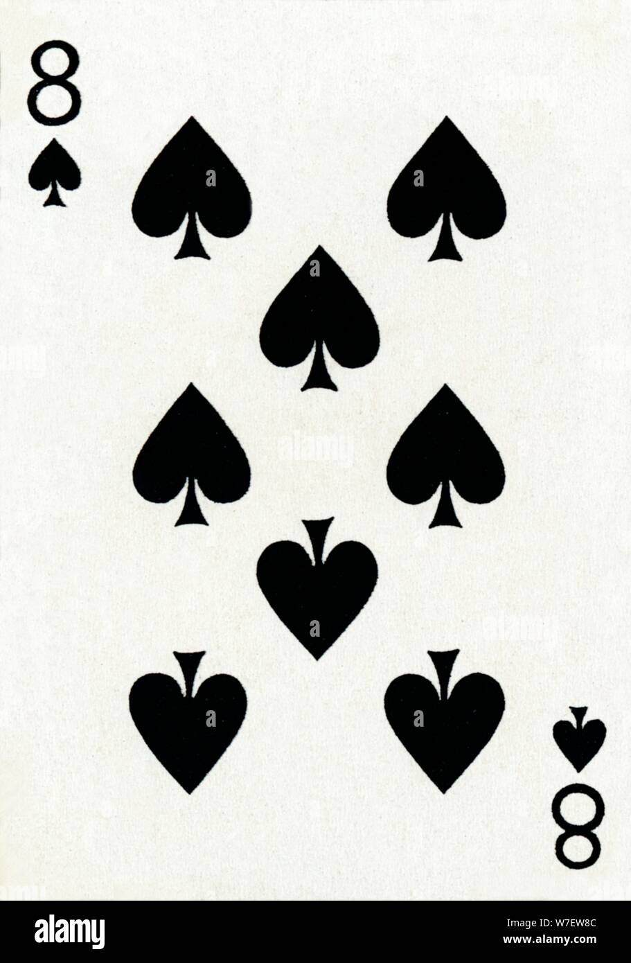 8 of Spades from a deck of Goodall & Son Ltd. playing cards, c1940 ...