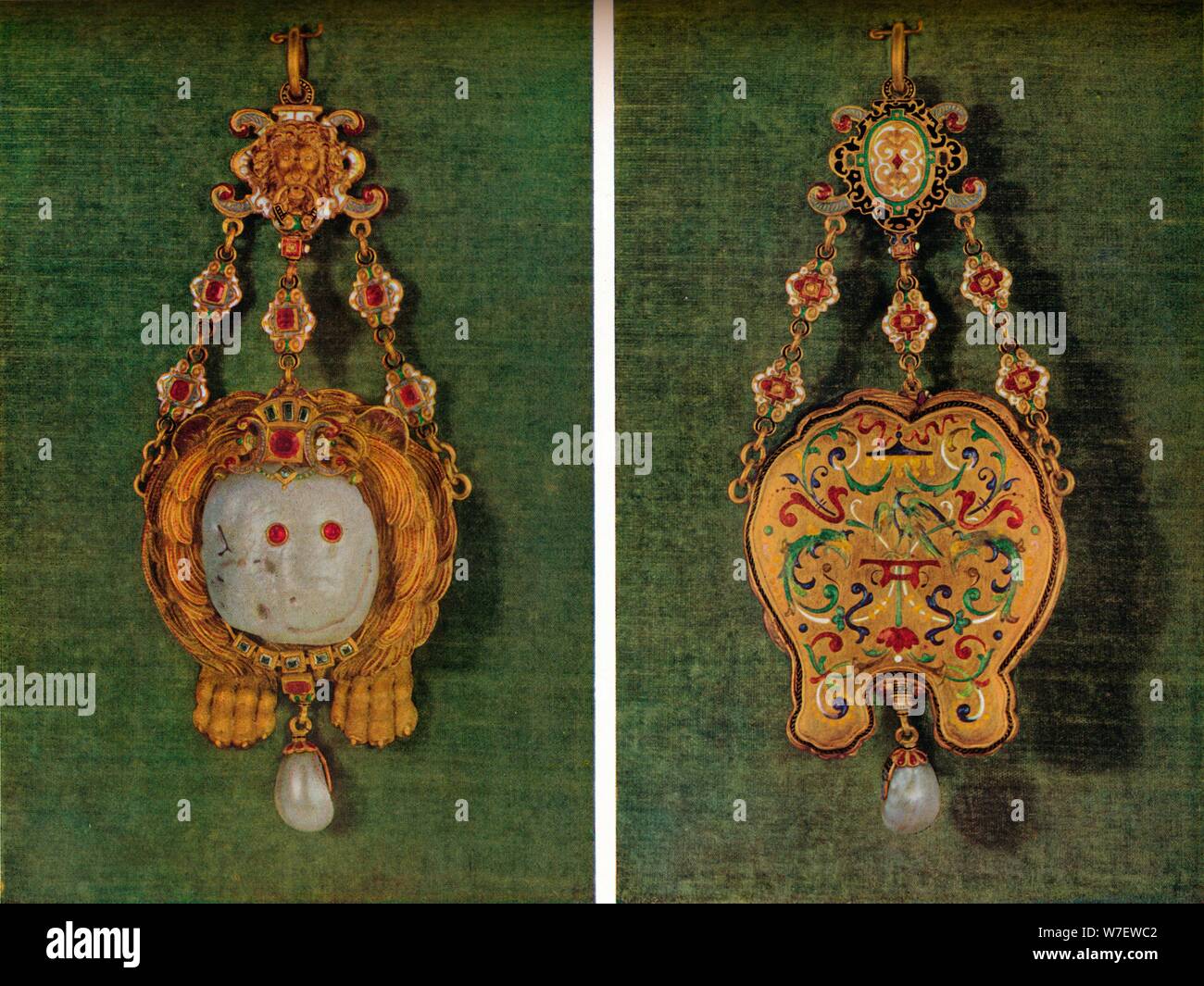 'The 'Lion Jewel', c1595. Artist: Corvinianus Saur Stock Photo - Alamy
