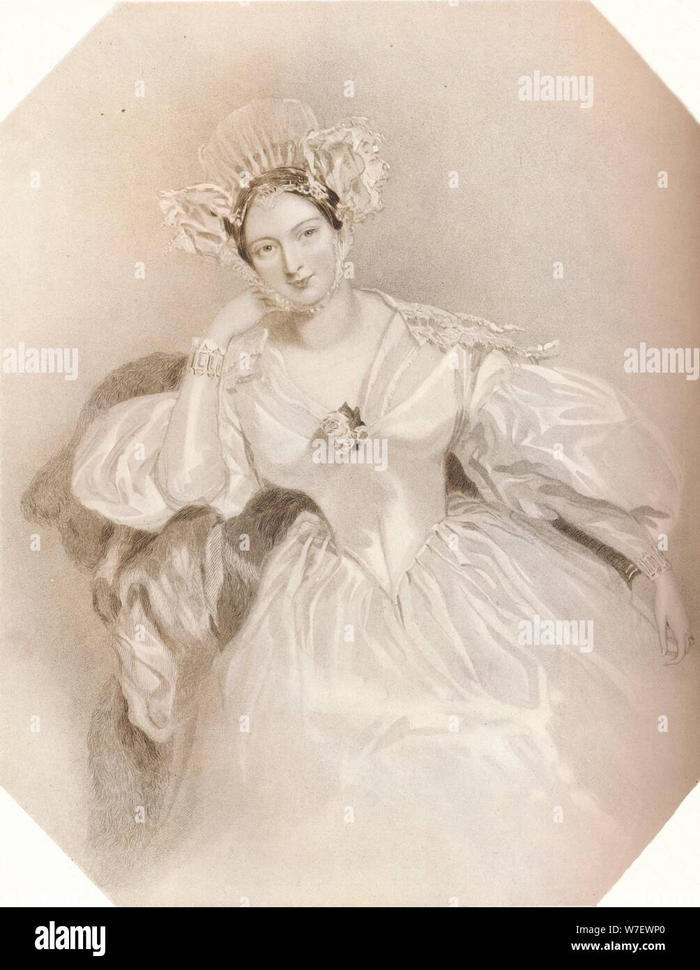 'Marguerite Countess of Blessington', c1834. Artist: Henry Thomas Ryall ...