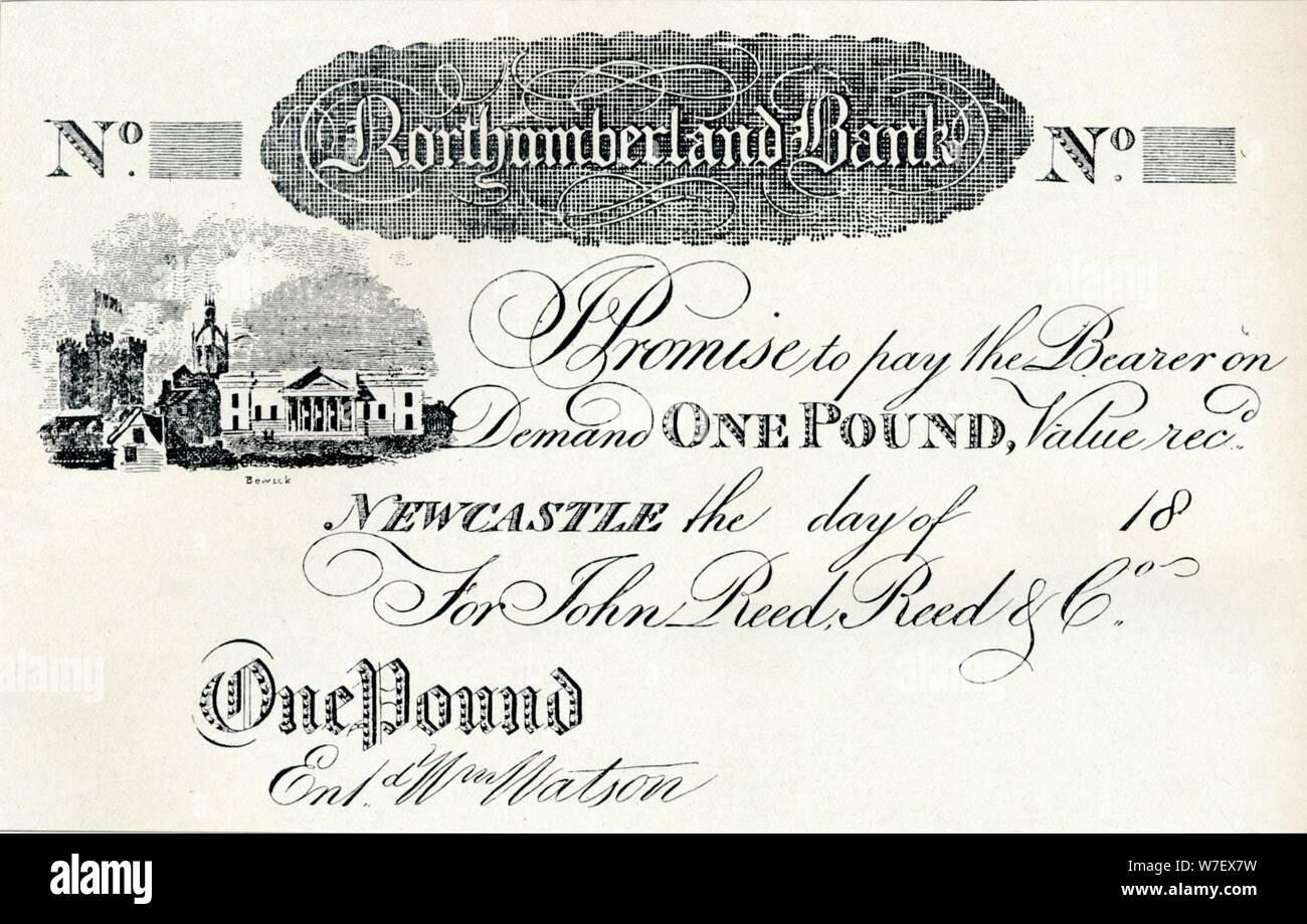 Bank of england note 19th century hi-res stock photography and images ...