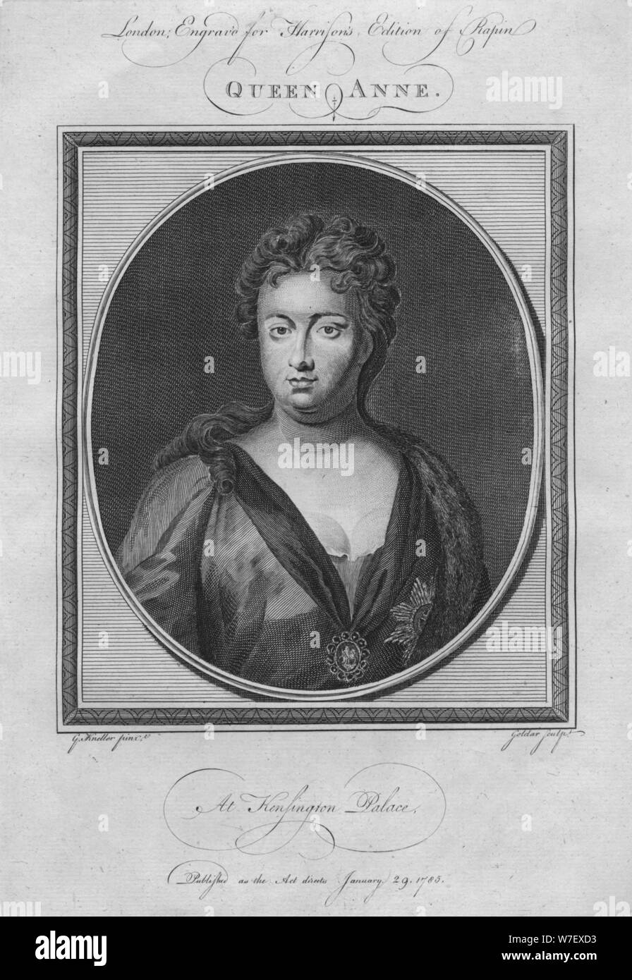 Queen Anne, 1785. Artist: Anon Stock Photo - Alamy