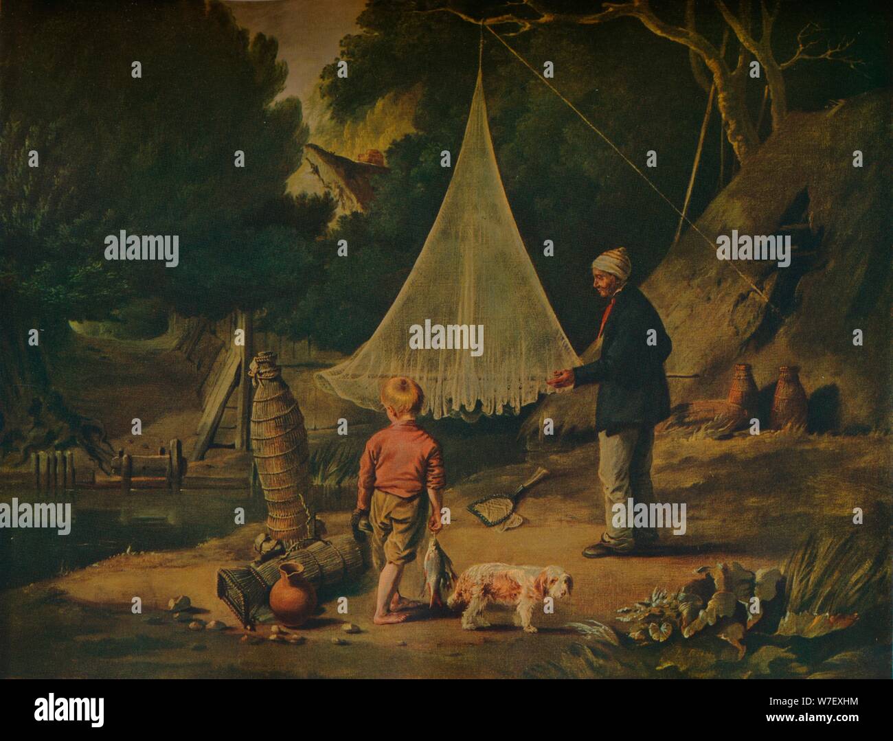 'The Eel Catcher', 1812. Artist: Edmund Bristow Stock Photo - Alamy