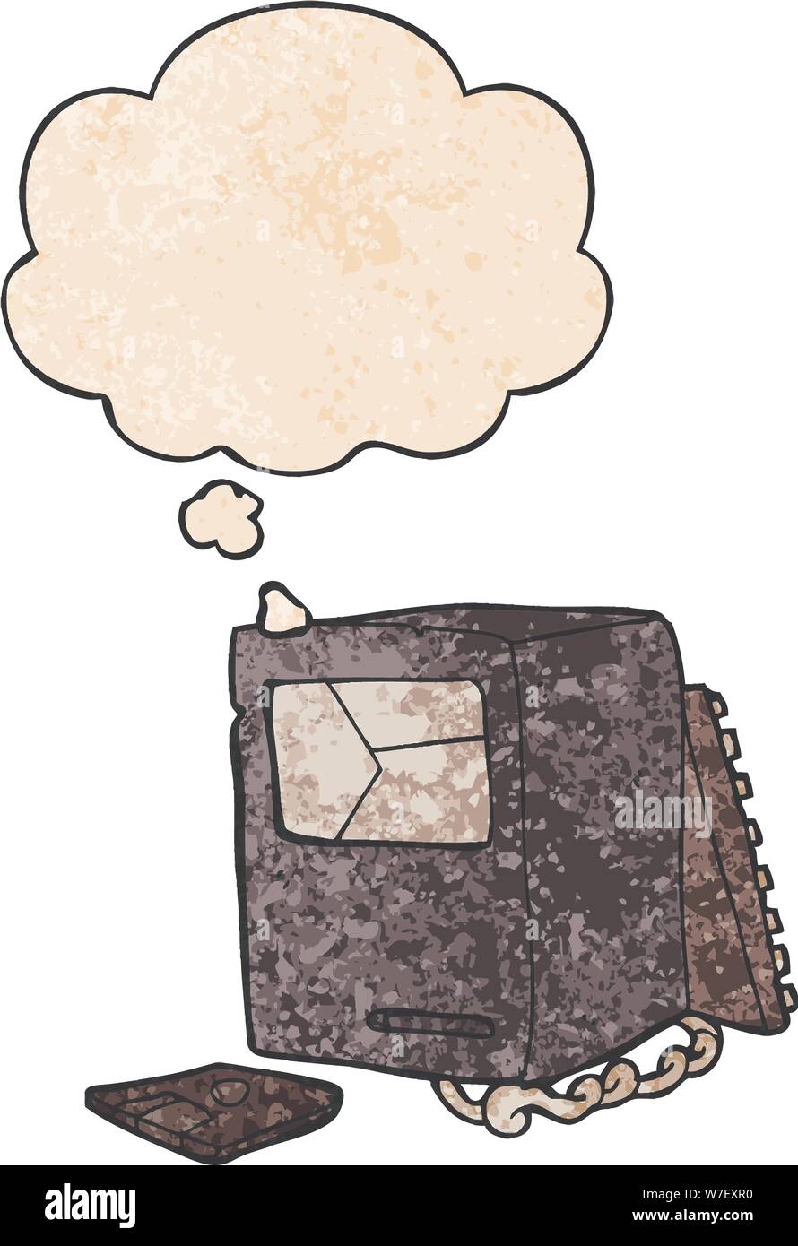 Freehand drawn cartoon broken computer hi-res stock photography and ...