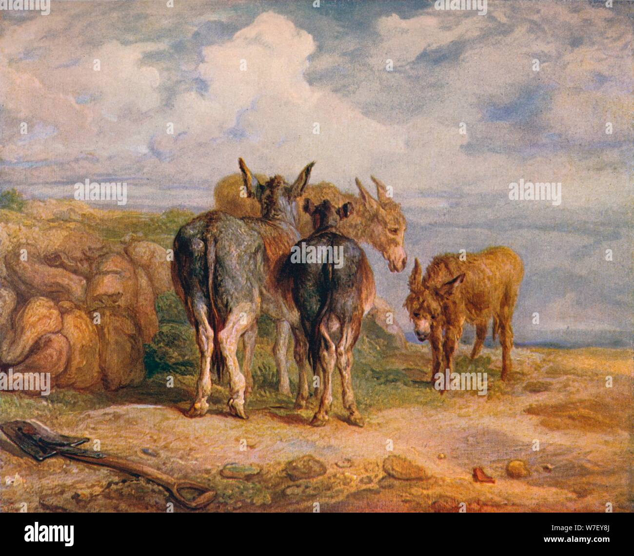 'Donkeys', c1831 (1904). Artist: James Ward Stock Photo - Alamy