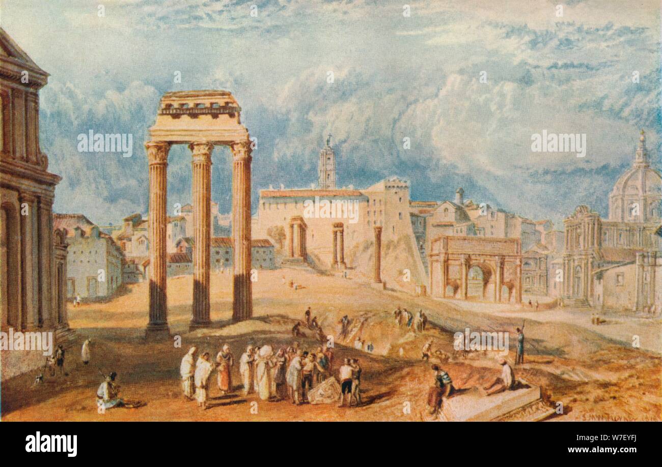Roman forum painting hi-res stock photography and images - Alamy