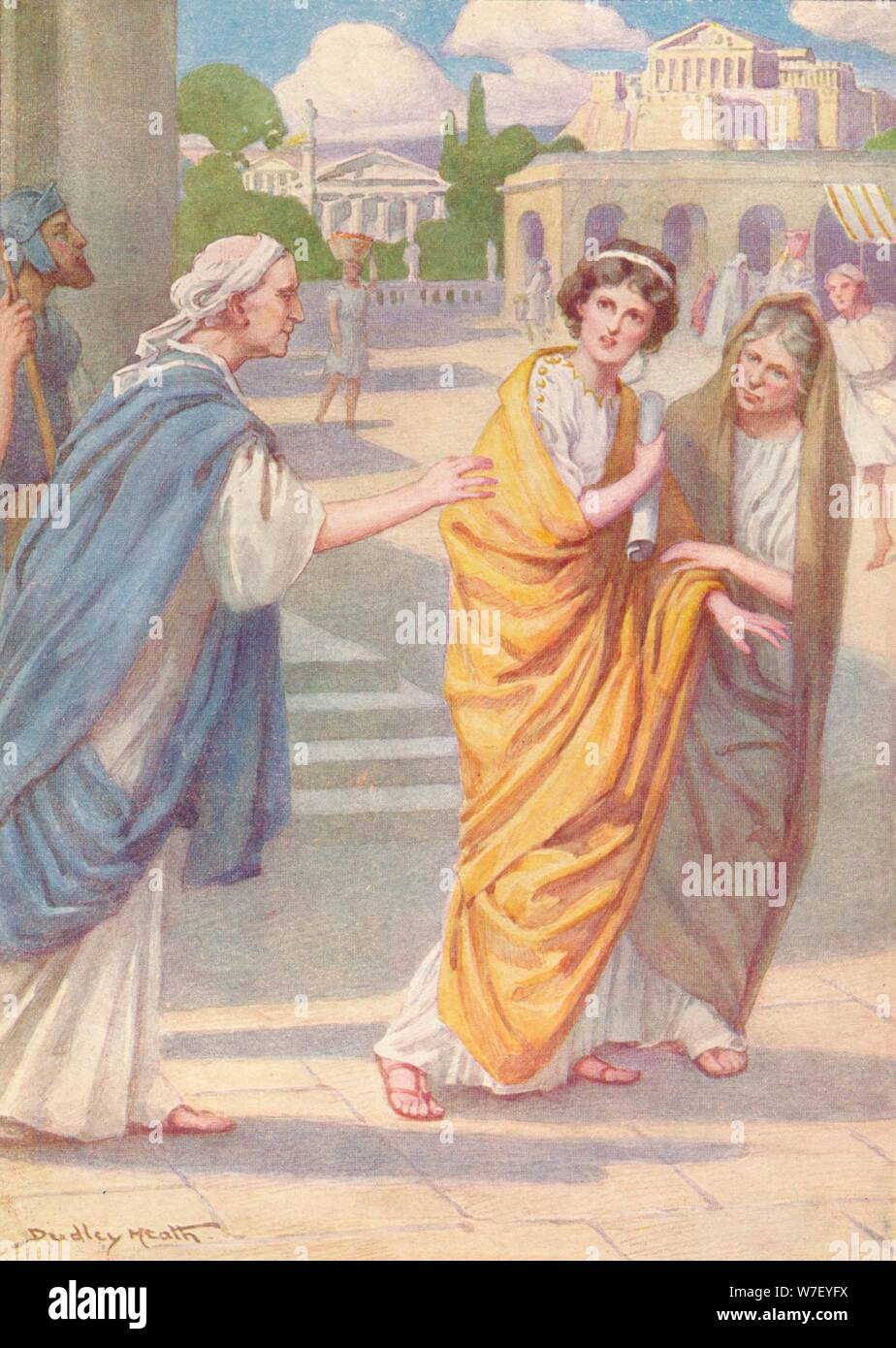 'Verginius left his beautiful young daughter Verginia in the care of ...