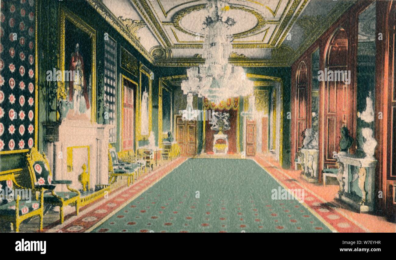 'The Throne Room, Windsor Castle', c1917. Artist: Francis Godolphin ...