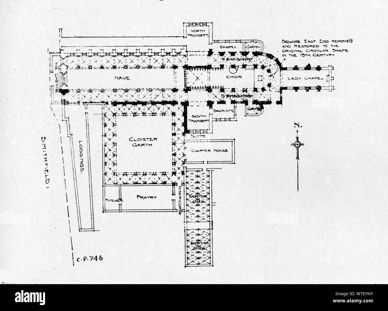 Priory of the middle ages Black and White Stock Photos & Images - Alamy