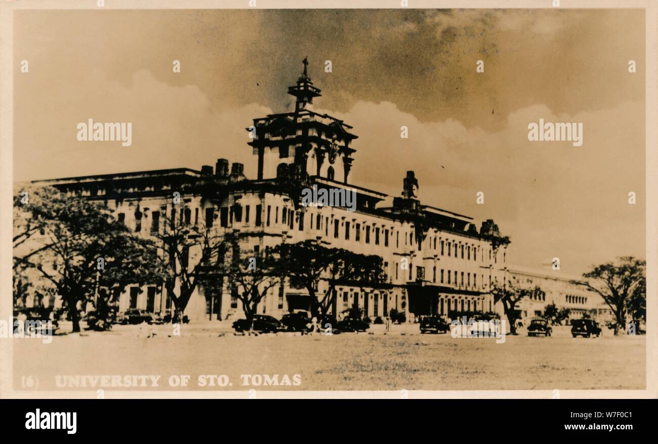 'University of Sto. Tomas', c1940. Artist: Unknown Stock Photo - Alamy