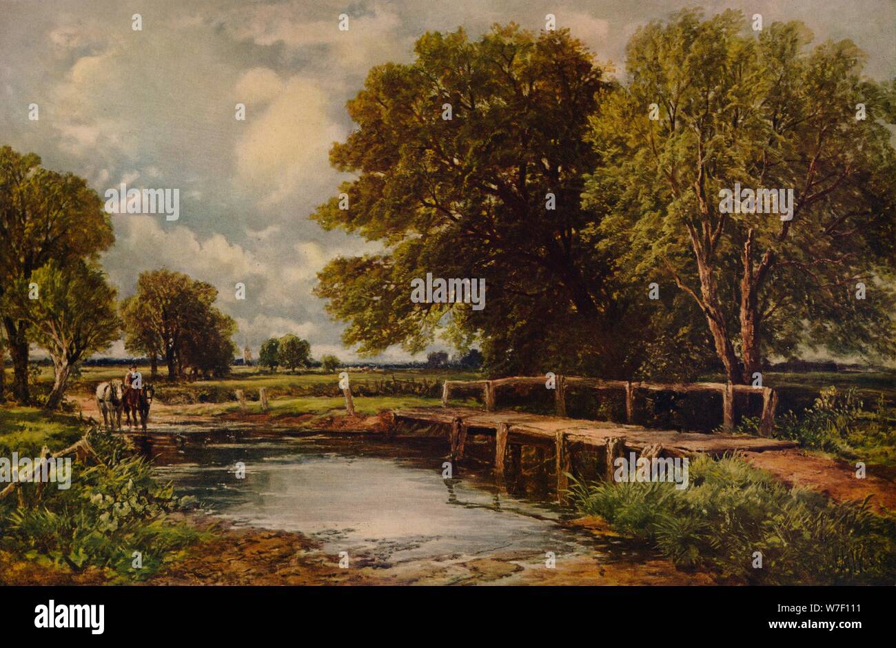 'The Ford', 1890, (1938). Artist: Edmund Morison Wimperis Stock Photo ...