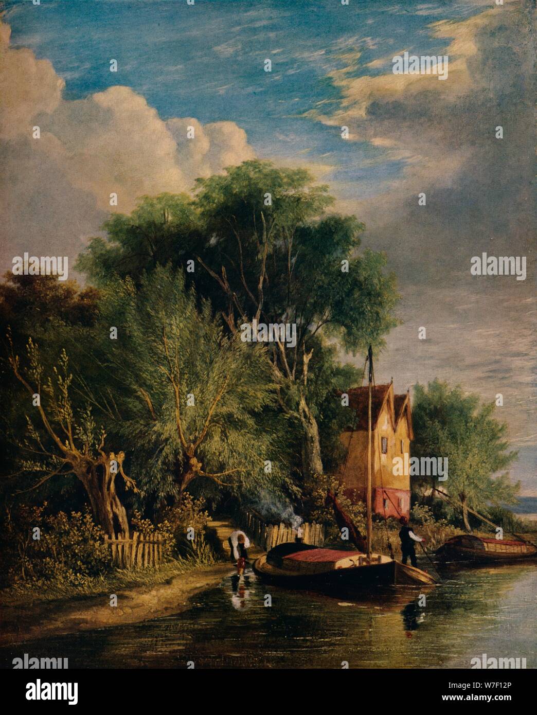 'On the Yare', c1828, (1938). Artist: George Vincent Stock Photo - Alamy