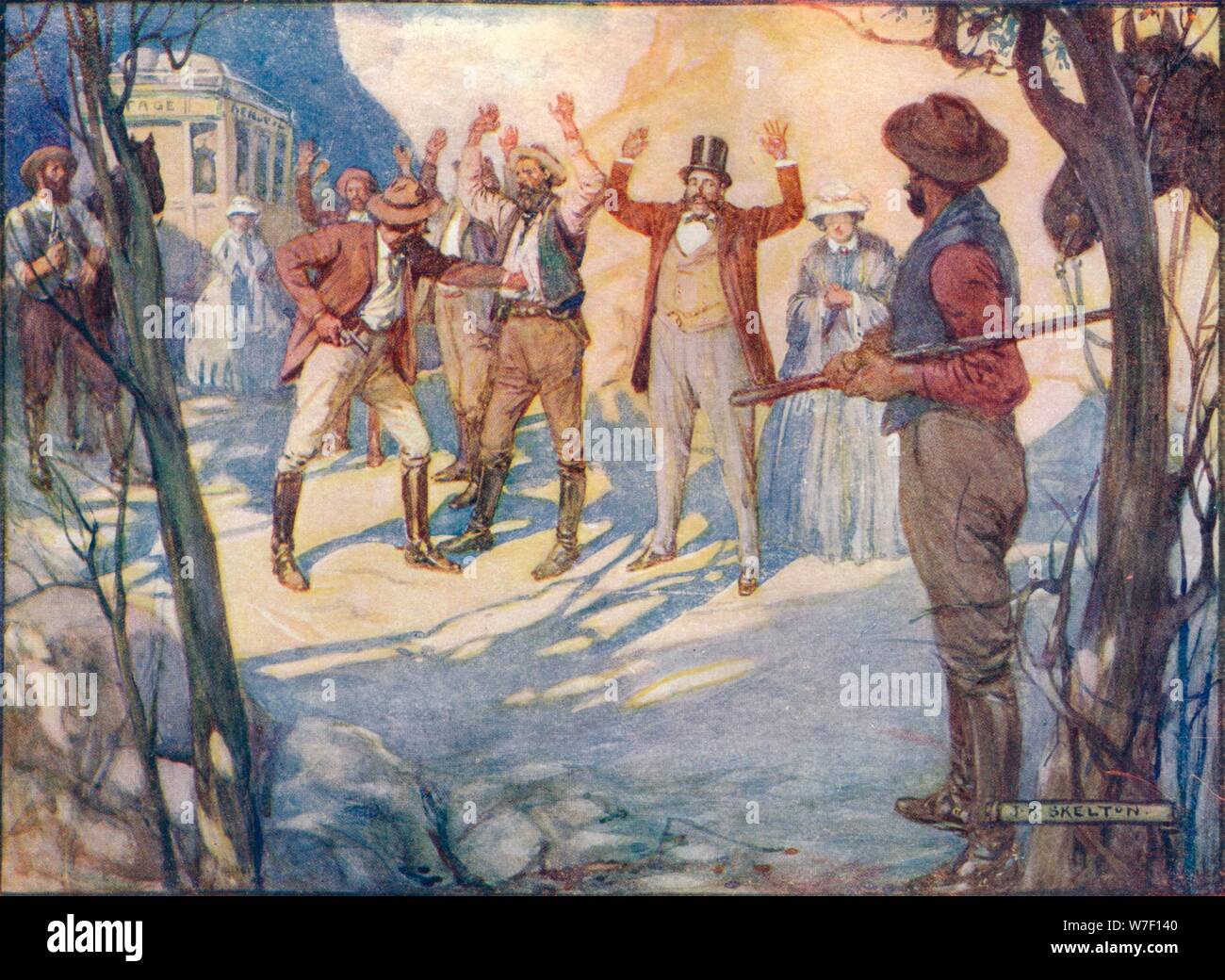 'The Coach Would Be Held-Up and All The Passengers Robbed', c1908 ...