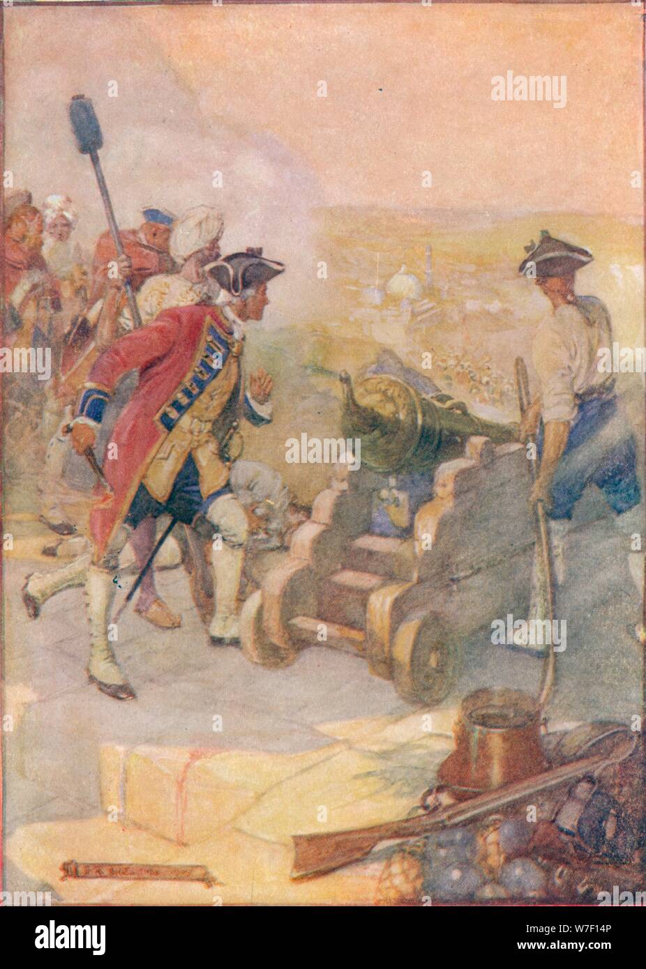 'Clive Fired One of the Guns Himself', c1908, (c1920). Artist: Joseph ...