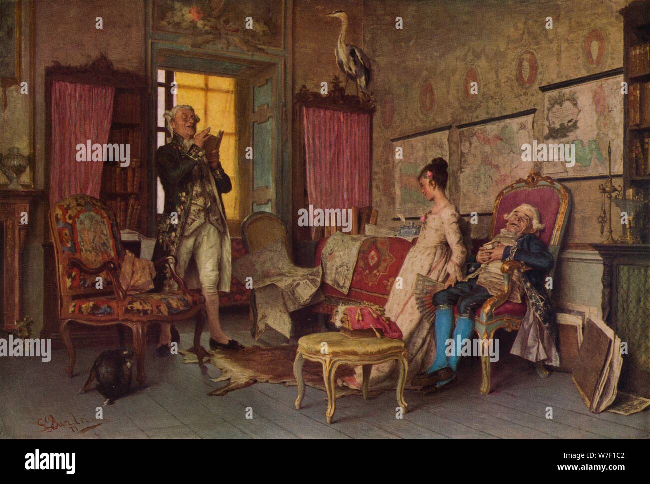 'An Amusing Story',1877, (1938). Artist: Giovanni Battista Quadrone ...