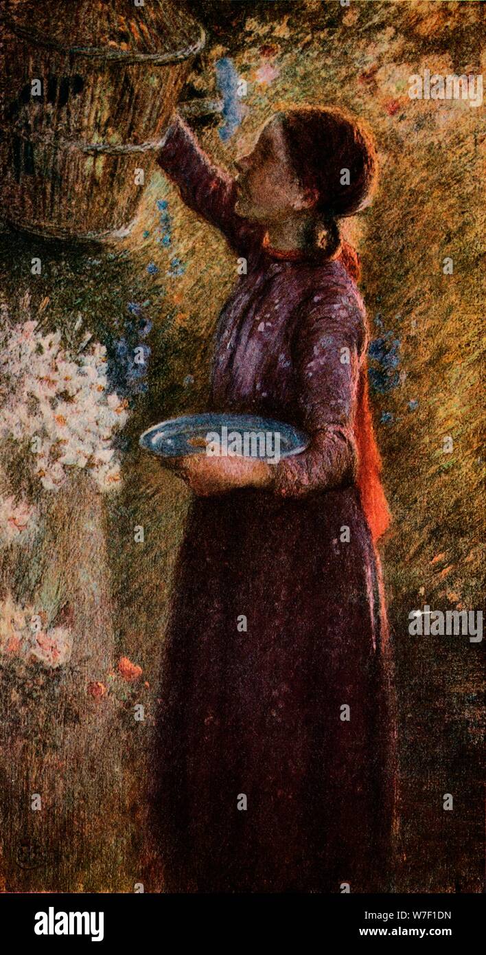 'The Bird Cage', c1900, (1918). Artist: Edward Stott Stock Photo - Alamy