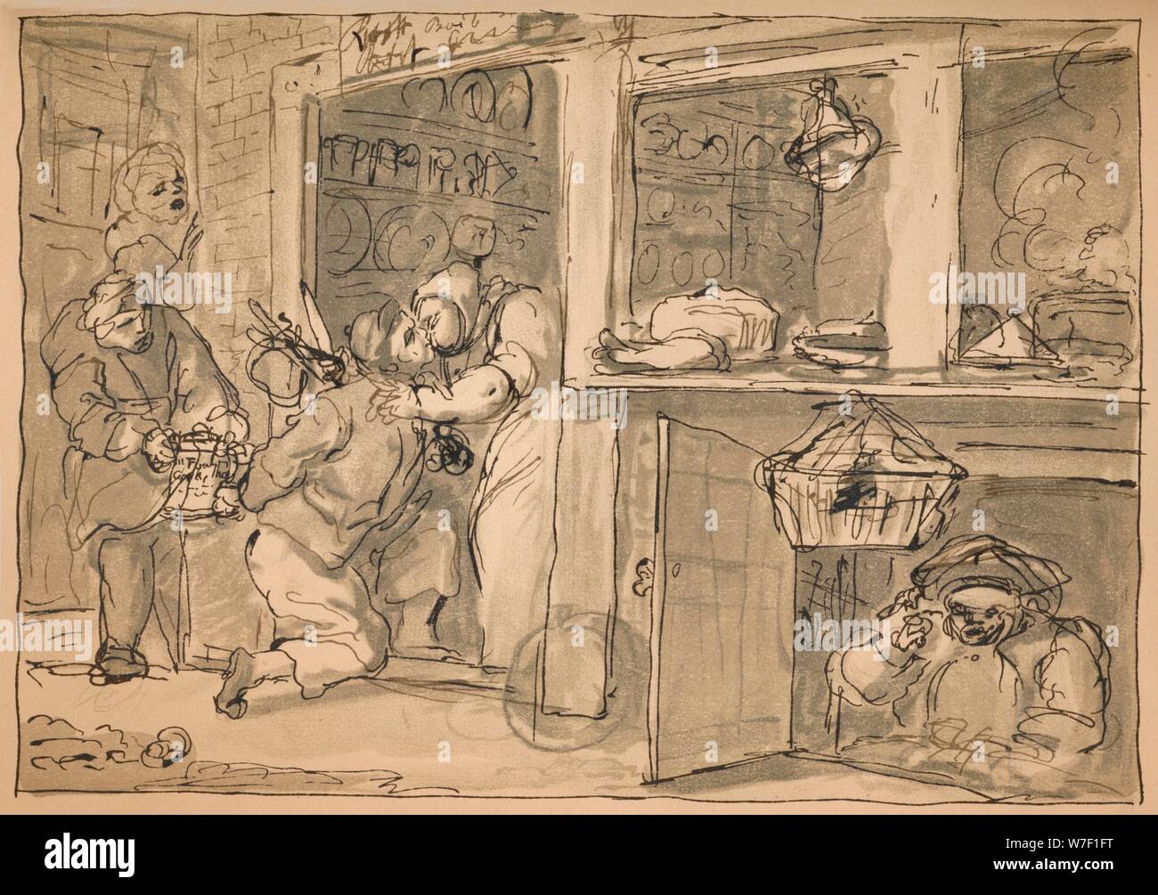 Hogarth cartoon hi-res stock photography and images - Alamy