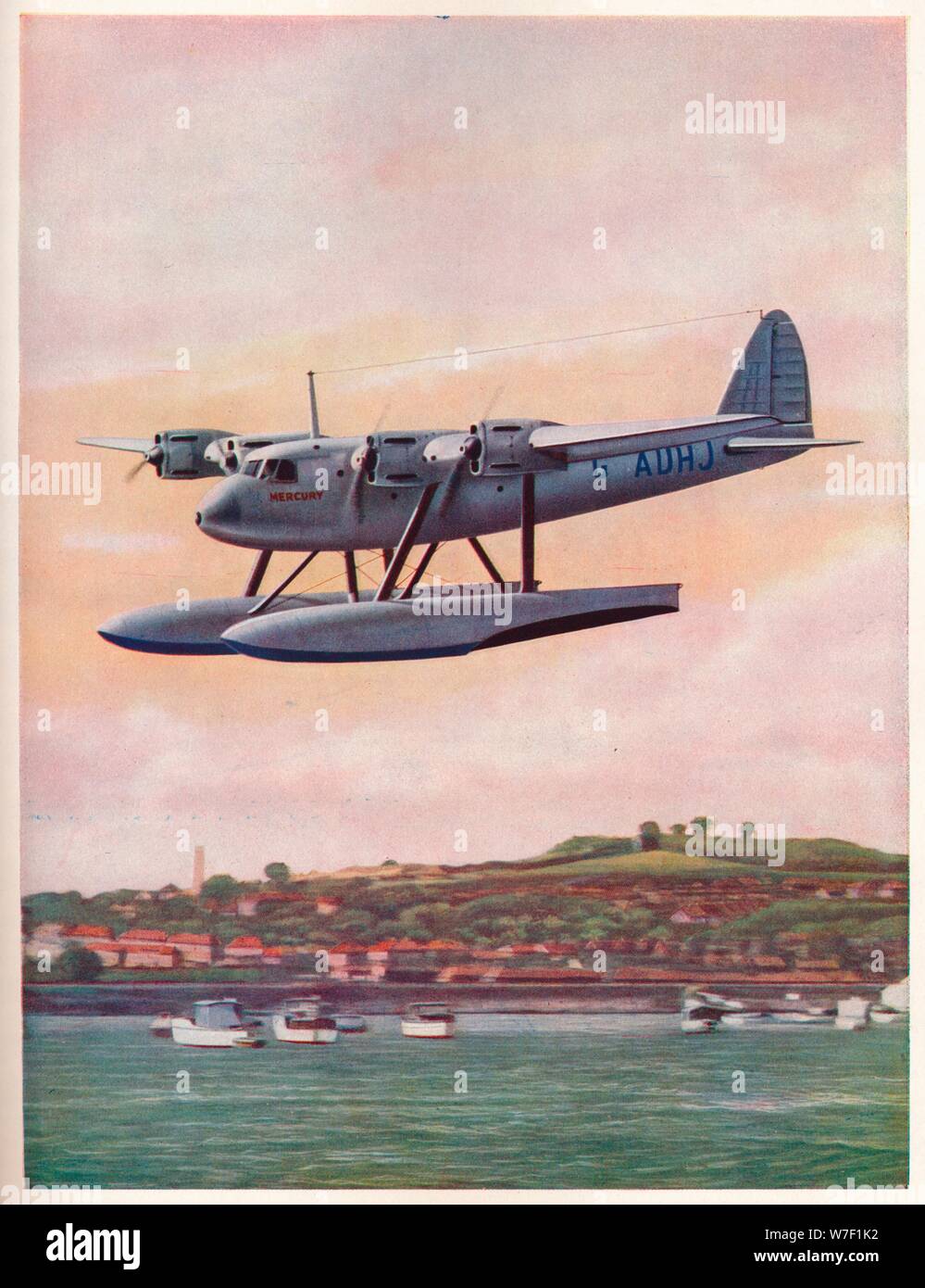 The upper component of the Short-Mayo Composite Aircraft 'Mercury ...