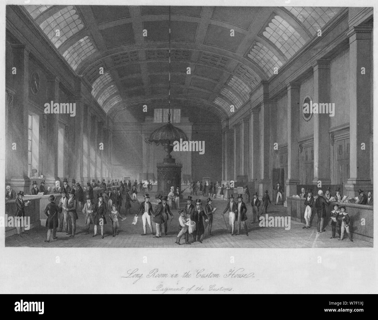 London long room custom house hi-res stock photography and images - Alamy