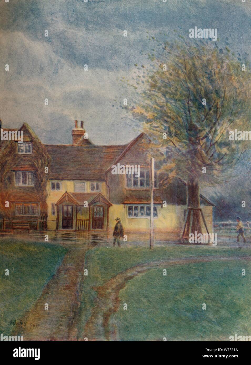 'Abinger Hatch Inn', 1911, (1914). Artist: James S Ogilvy Stock Photo ...