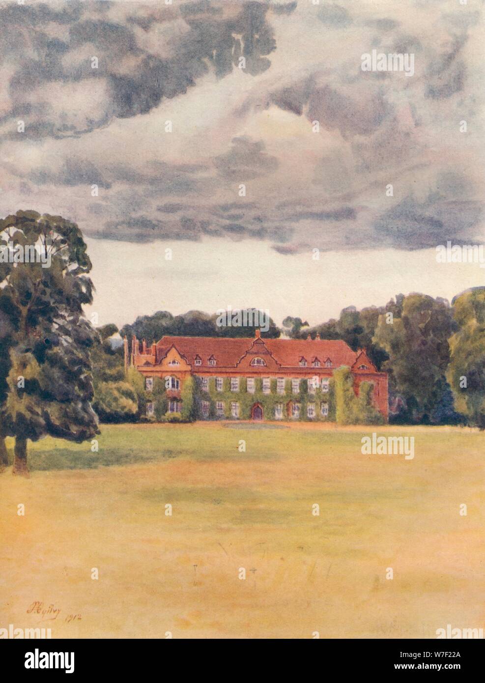 'West Horsley Place', 1912, (1914). Artist: James S Ogilvy Stock Photo ...