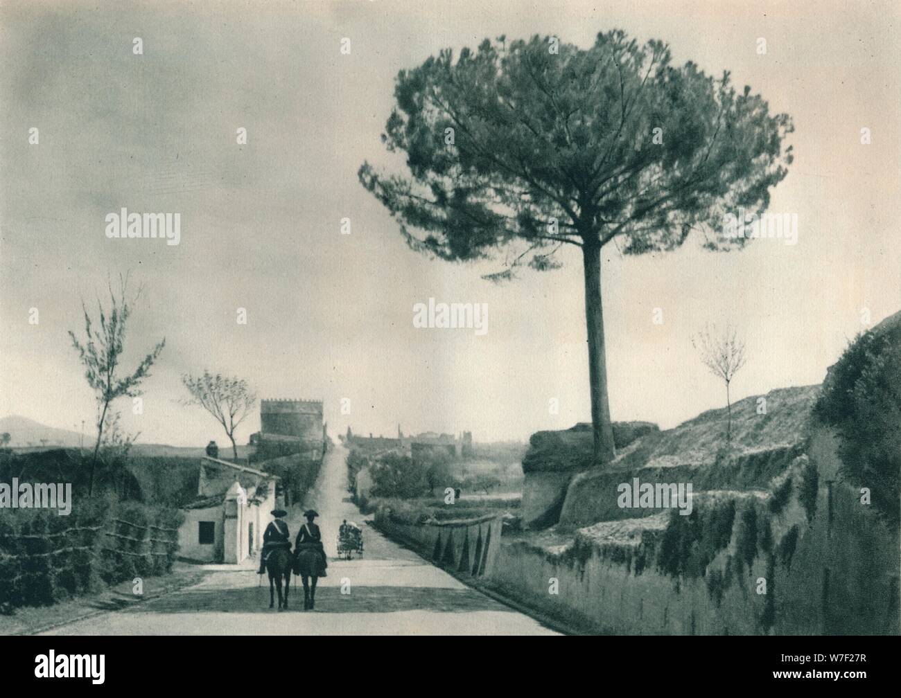 The Via Appia (Appian Way), Rome, Italy, 1927. Artist: Eugen Poppel ...