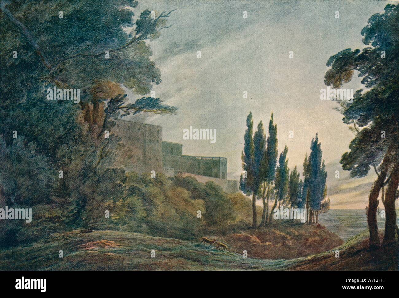 'Villa at Frascati', c1780, (1923). Artist: John Robert Cozens Stock ...