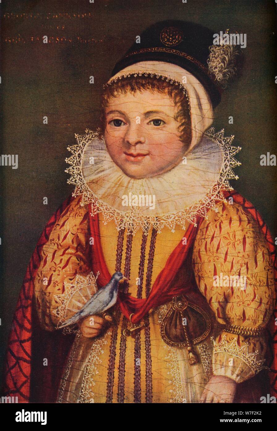 'George Jamesone Junior', c1633. Artist: George Jamesone Stock Photo ...