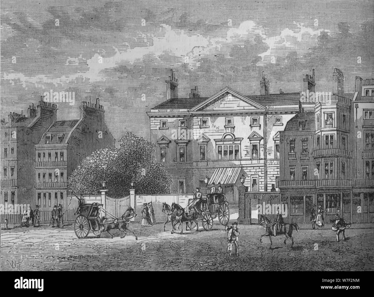 Cambridge House, Westminster, London, c1854 (1878). Artist: Unknown ...