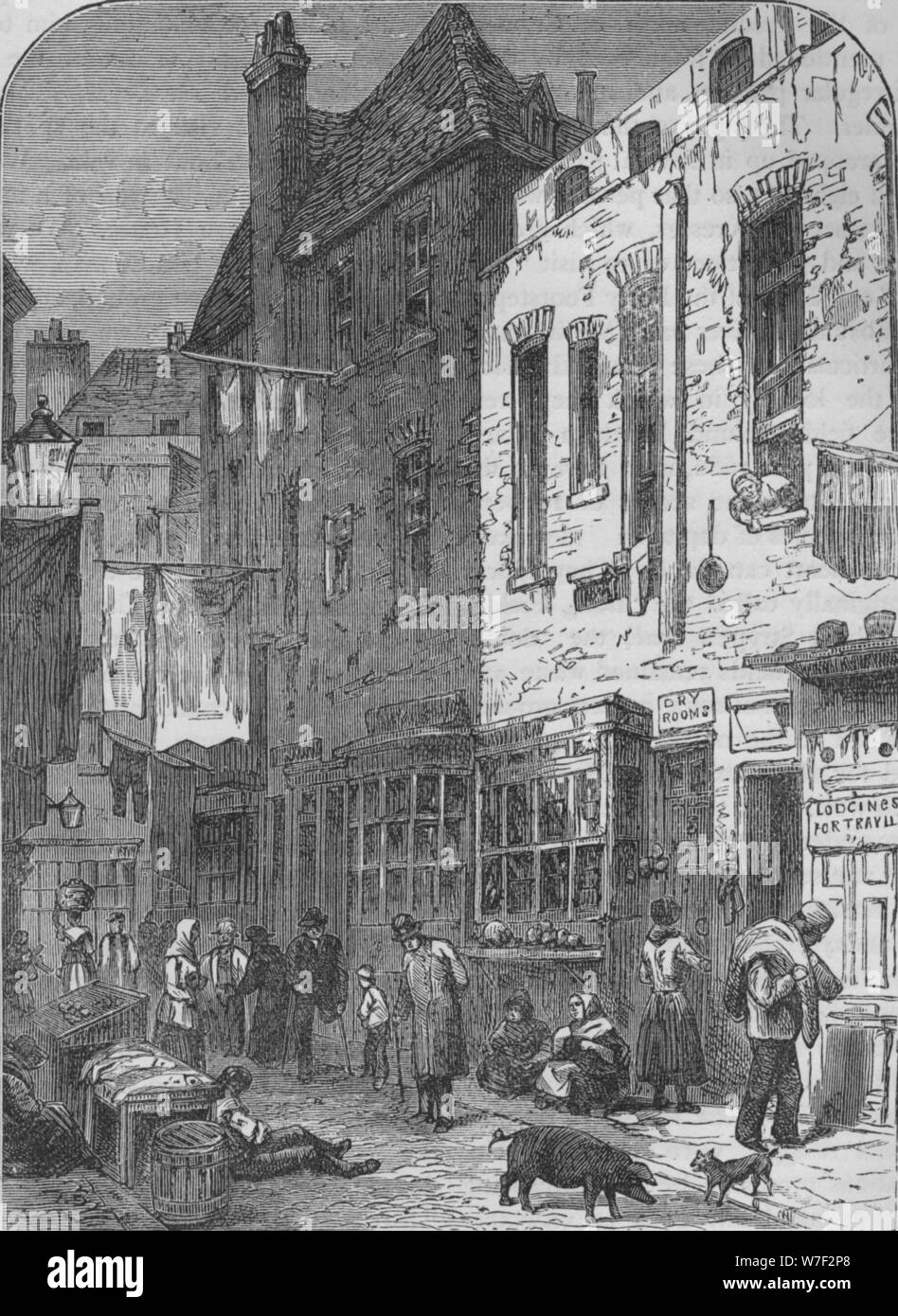 London slum 19th century hi-res stock photography and images - Alamy