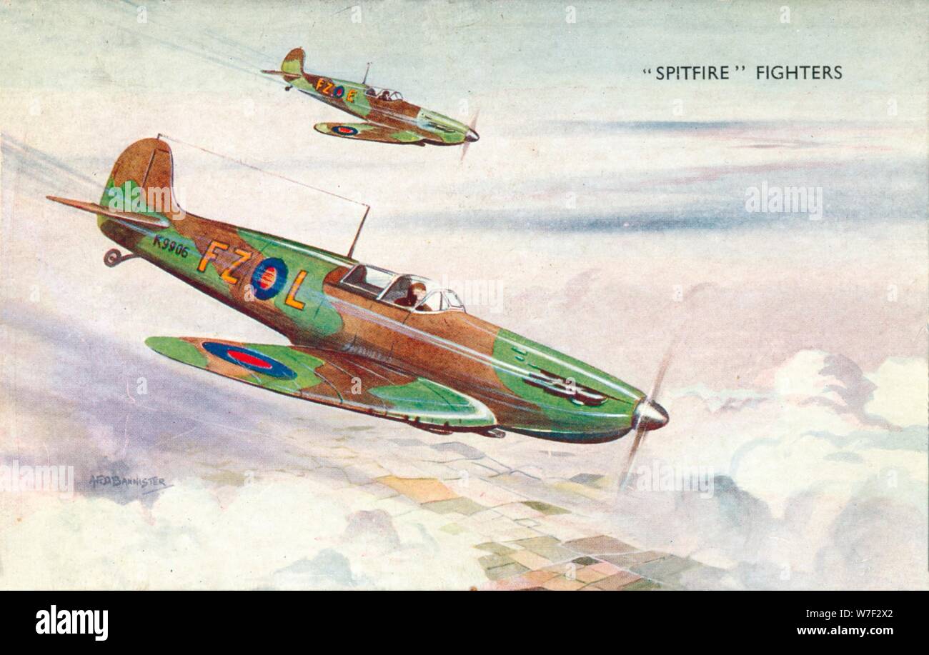 1940s raf ww2 supermarine spitfire hi-res stock photography and images ...