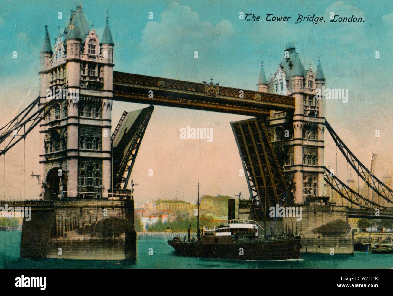 'The Tower Bridge', 1915, (c1900-1930). Artist: Unknown Stock Photo - Alamy