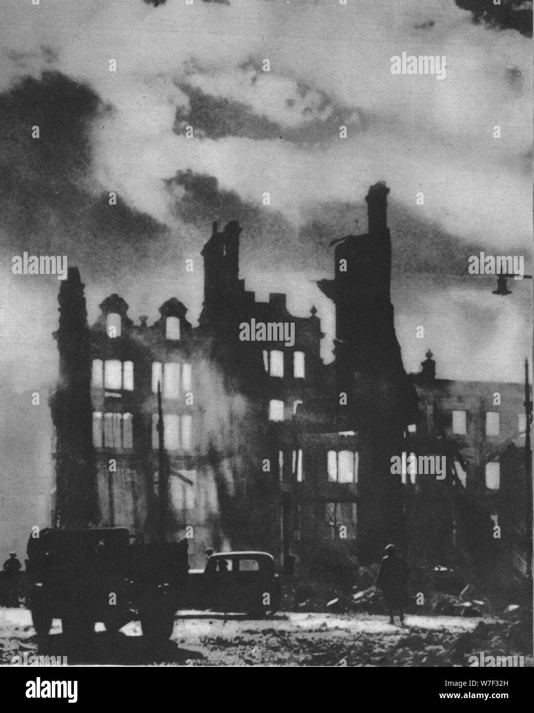 'Dawn Breaks to find the city transfigured after a night of hell', 1941 ...