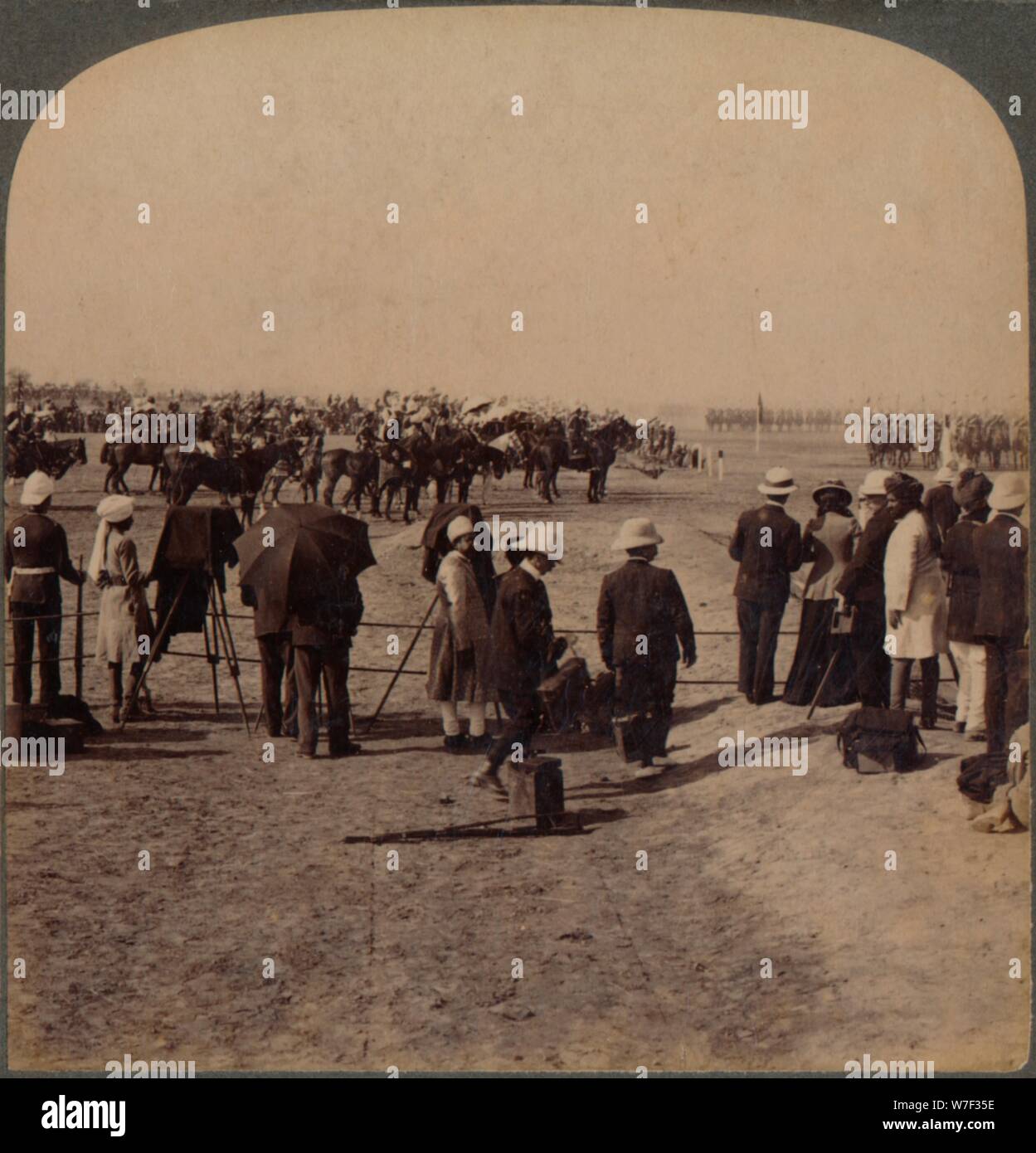 'The Viceroy Lord Curzon and Lord Kitchener at the Great Durbar Review ...