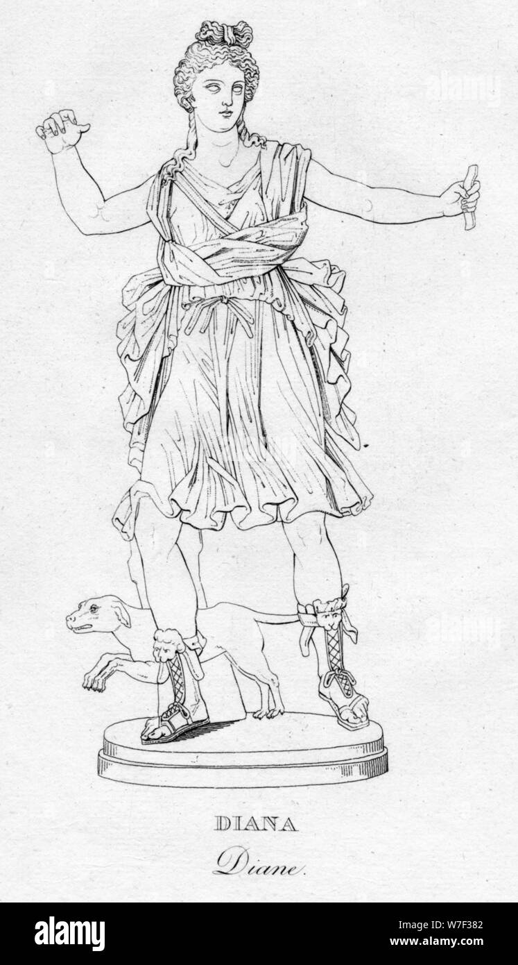 Diana roman deity hi-res stock photography and images - Alamy