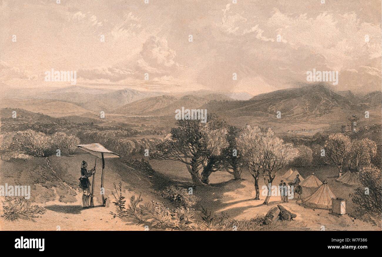 'The Valley of Baidar, from Rear Petroski's Villa, Looking East', 1856 ...